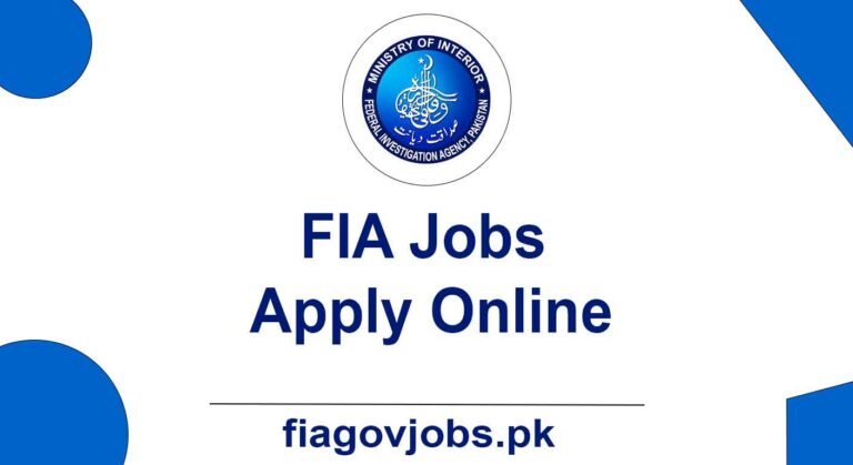 FIA Jobs 2026 Apply Online For Federal Investigation Agency Careers